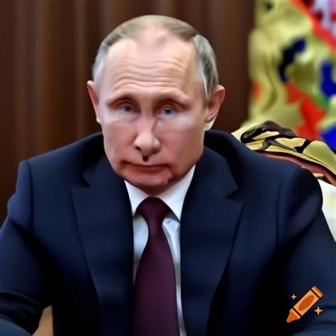 Путин на красной площади On Craiyon