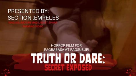Horror Film Entry Truth Or Dare Secret Exposed Full Video YouTube