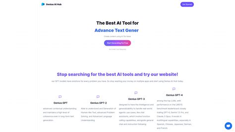 Genius Ai Hub Latest Product Informationlatest Pricing And Options Aitoolhubnet