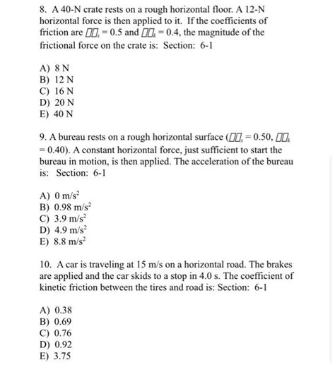 Solved 6 Two Blocks Are Connected By A String And Pulley As