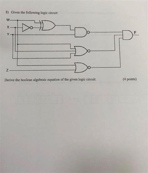 Solved Given The Following Logic Circuit Derive The Chegg