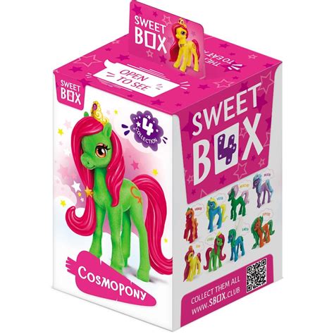 Детка играчка SweetBox Космически Понита + Желирани бонбони 10g - eMAG.bg