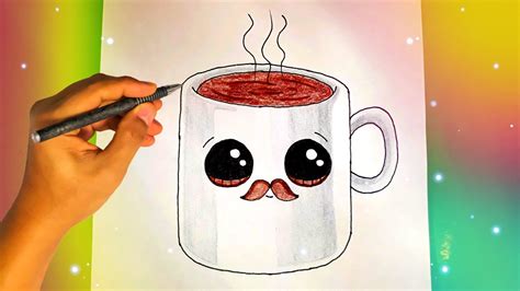 Как нарисовать ЧАШКУ КОФЕ Youtube