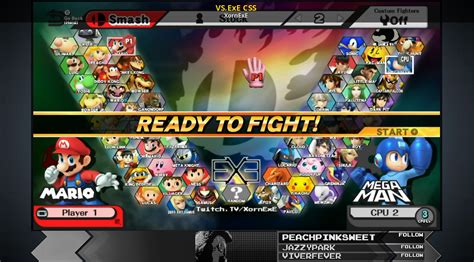 Vs Exe Css [super Smash Bros Wii U ] [works In Progress]