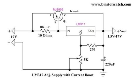 Lm317 Current Boost Circuit Elektronik