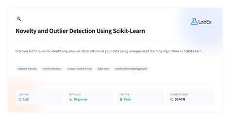 Novelty And Outlier Detection With Scikit Learn Labex