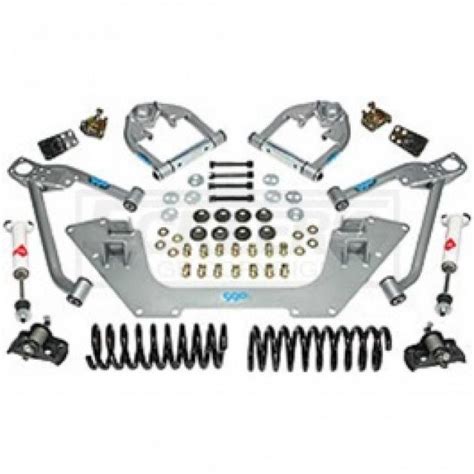 Nova Mini Sub Frame Kit Deluxe Upper And Lower Black 1962 1967 Classic Nova