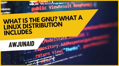 What Is The Gnu What A Linux Distribution Includes Abdul Wahab Junaid