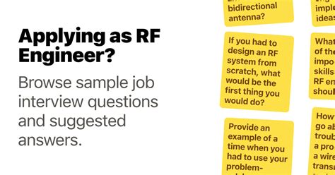 Rf Engineer Interview Questions