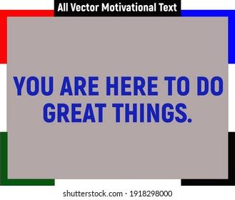 Best Motivational Lines Motivation Full Vector Stock Vector Royalty