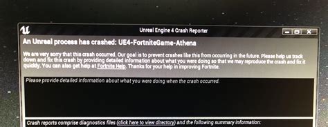 Solved An Unreal Process Has Crashed Ue Fortnitegame