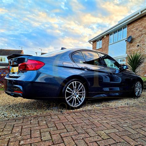 Bmw 3 Series F30 F80 Saloon Inc M3 Carbon Fibre Boot Spoiler V Style 13