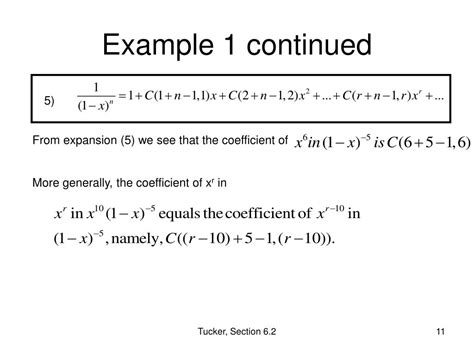 ppt section 6 2 calculating coefficients of generating functions