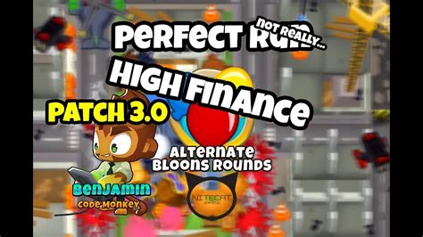 Bloons Td6 High Finance Alternate Bloons Rounds New Map Patch 3 0