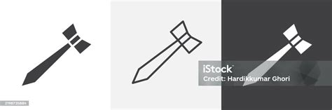 Dart Vector Icons Collection Graphic Designs For Ui Designs Stock Illustration Download Image