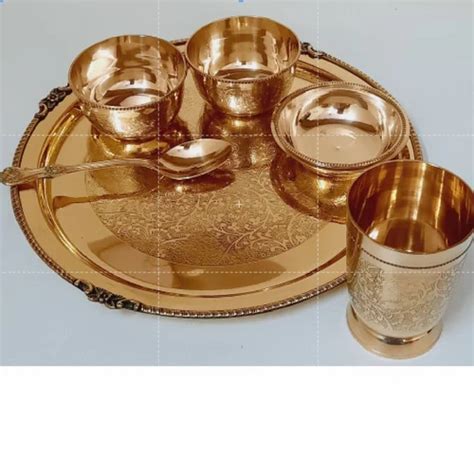 Brass Dinner Set No Of Piece 7 At ₹ 1200set In Moradabad Id