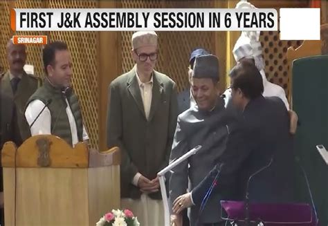 Chaos Erupts In Jandk Assembly As Pdp Mla Calls For Restoration Of Article 370 News Trust Of India
