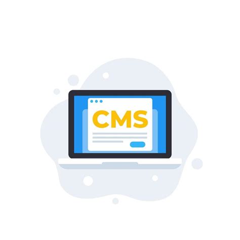 Cms Content Management System Vector Iconeps 2012374 Vector Art At