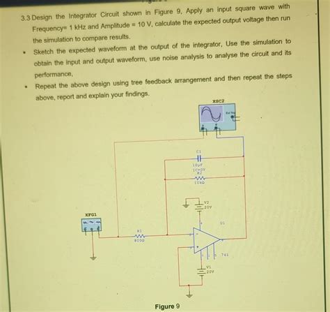 Solved Design The Integrator Circuit Shown In Figure Chegg