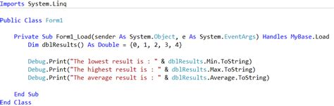 Compute Numeric Values In Arrays With Systemlinq Namespace Ingmar