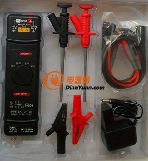 泰克安捷伦示波器通用有源差分探头25mhz 1000v x20 50 200 厂家 价格 报价 电源网