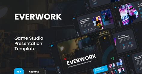 Everwork Шаблон Keynote для игровой студии Шаблоны презентаций Envato Elements