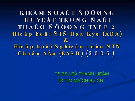 Hyperglycemia Management Ada Easd PPT