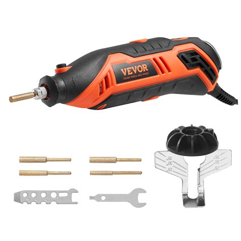 Bentism Electric Chainsaw Sharpener Kit 35000rpm Electric Handheld Saw Chain Blade Sharpener 6