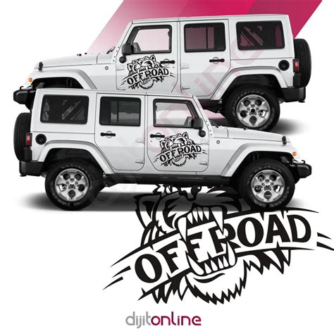 2pcs Off Road Side Vinyl Sticker Decals For Carsfordsuvjeep