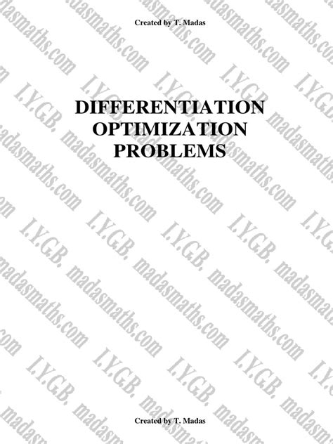 optimization problems solved pdf area sphere