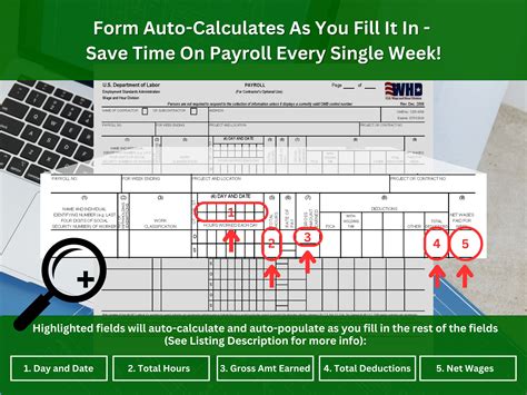 Pdf Wh 347 And Wh 348 Federal Certified Payroll Forms W 56 Etsy