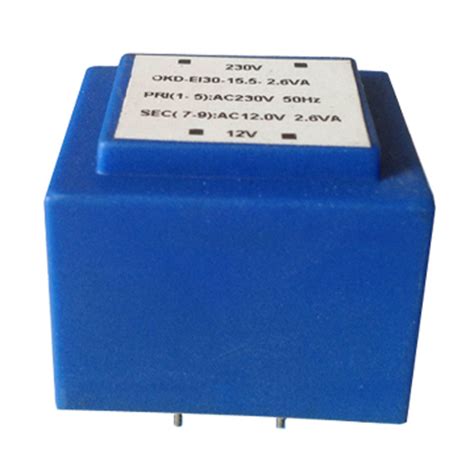 Pcb Pin Transformer Ei30 15 5 2 6va Epoxy Resin Power Transformer China Power Transformer And
