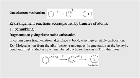 Mass Fragmentation And Rules Pptx Chemistry Science