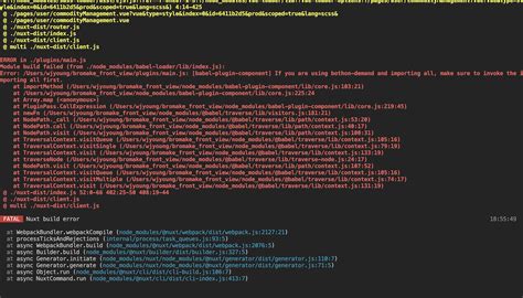 Nuxt Build Error · Issue 10713 · Nuxtnuxt · Github