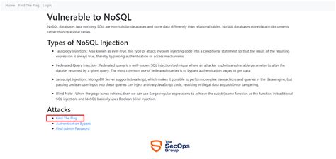 A Pentesters Guide To Nosql Injection • The Secops Group