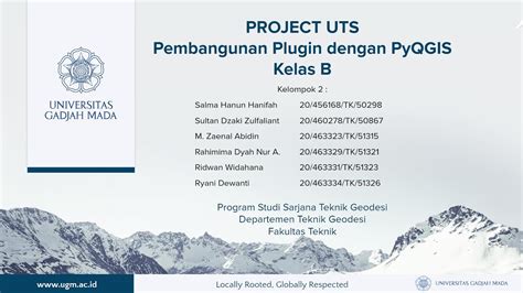 Project Uts Pemrograman Spasial Kelompok 2 Pembangunan Plugin Dengan Pyqgis Youtube