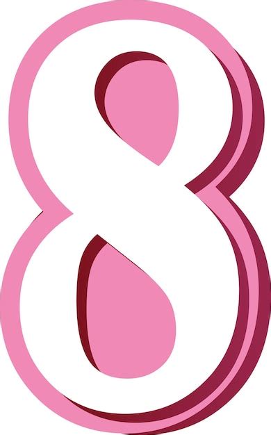 Premium Photo Illustration Three Dimensional Figures 3d The Number Eight