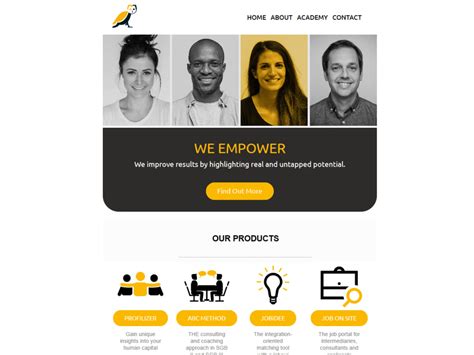 a beautiful and responsively coded email upwork