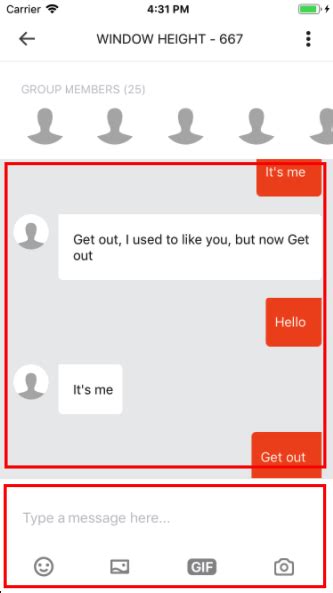 how to move up just specific elements having keyboard enabled in react