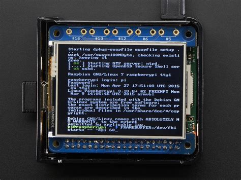 Adafruit Pitft 24 Hat Mini Kit 320x240 Tft Touchscreen Elmwood