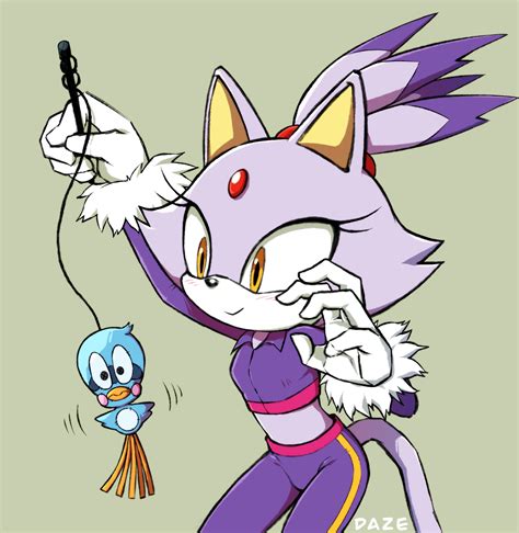 Blaze The Cat And Blaze The Cat Sonic Drawn By Xdaze Danbooru