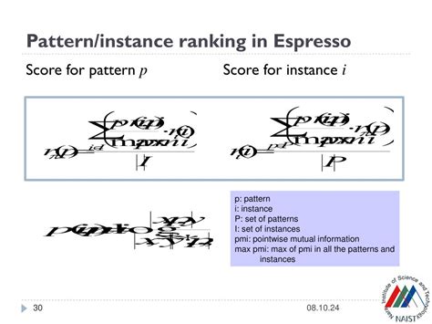 Ppt Graph Based Analysis Of Semantic Drift In Espresso Like Bootstrapping Algorithms