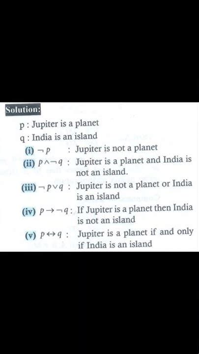 Mathematical Logic Example Logic Math Shorts Youtube