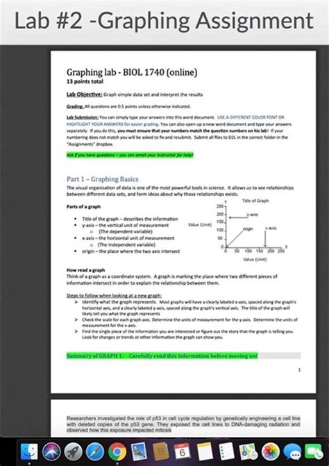 solved lab 2 graphing assignment graphing lab biol 1740