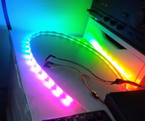 Smartphone Controlled Neopixels Led Strip With Blynk App Over Wifi