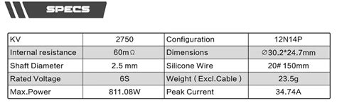 Axisflying C206 2006 Fpv Brushless Motor 6s 2750kv For 3
