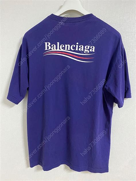 정품발렌시아가 웨이브로고 반팔티 S Size 100 기타 수입명품 중고나라