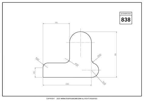 Studycadcam 2d Cad Exercises 838 Pdf