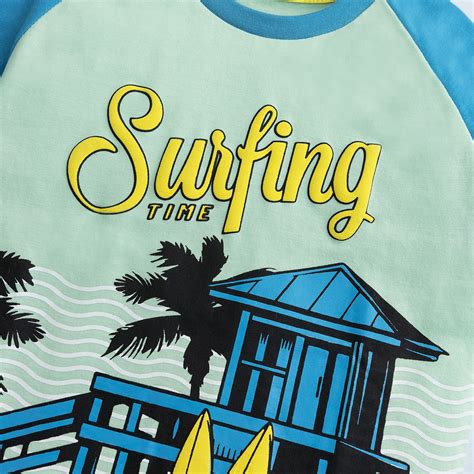 Surfing Vibes Printed T Shirt Cocobee
